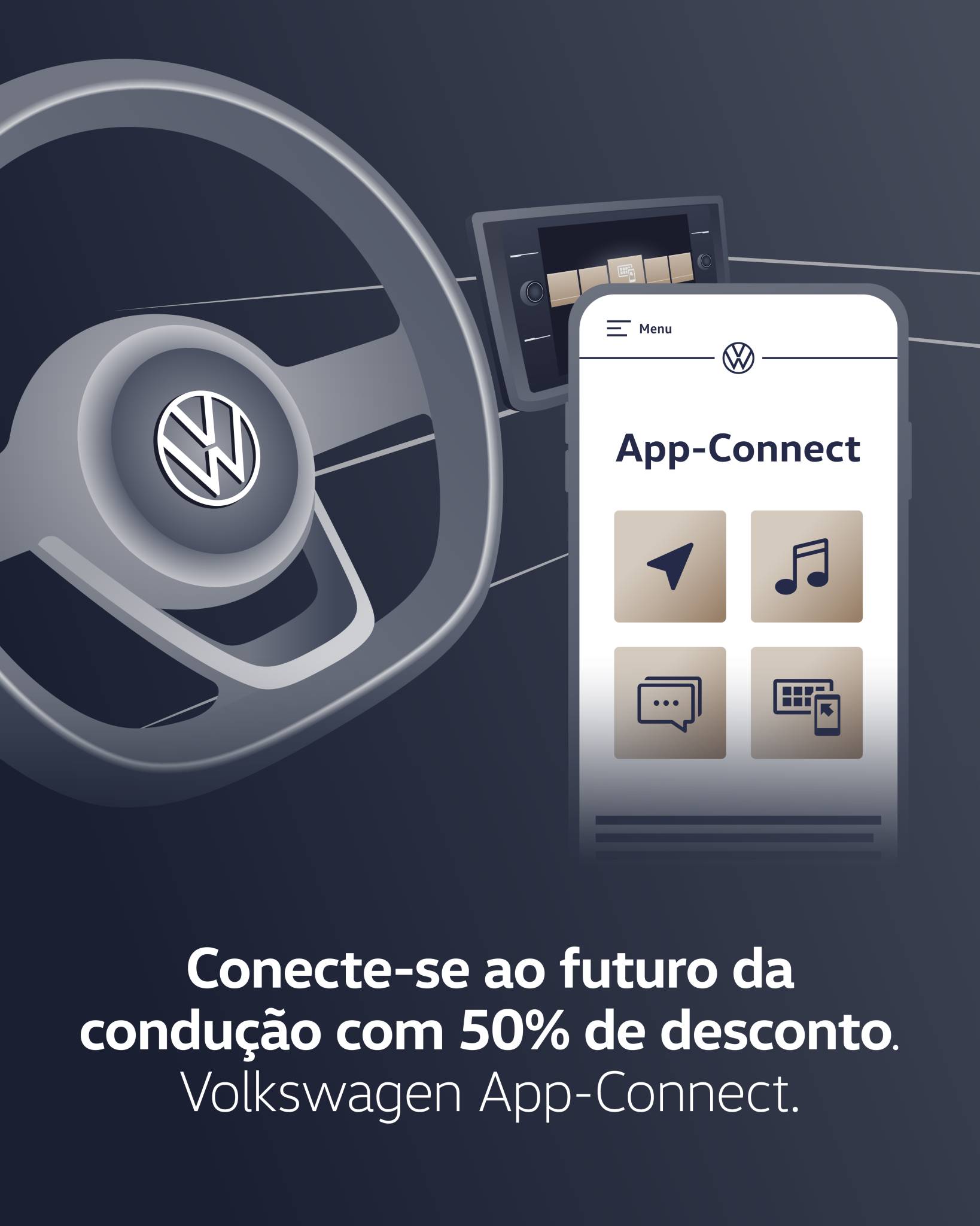 Ative o App-Connect Volkswagen com 50% de Desconto - Auto Maran ...